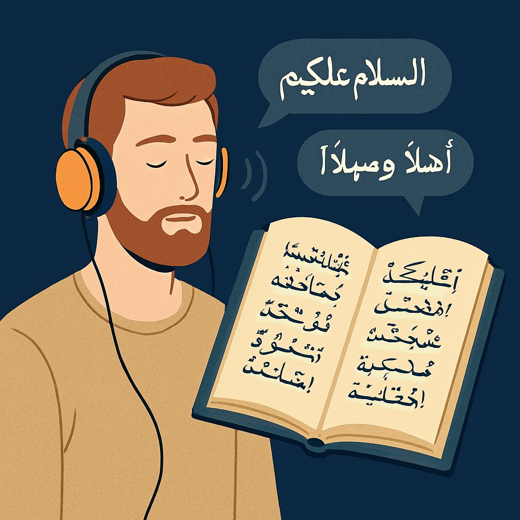 Arabic text My family for listening and reading. Level A1. | Arabiclang ...